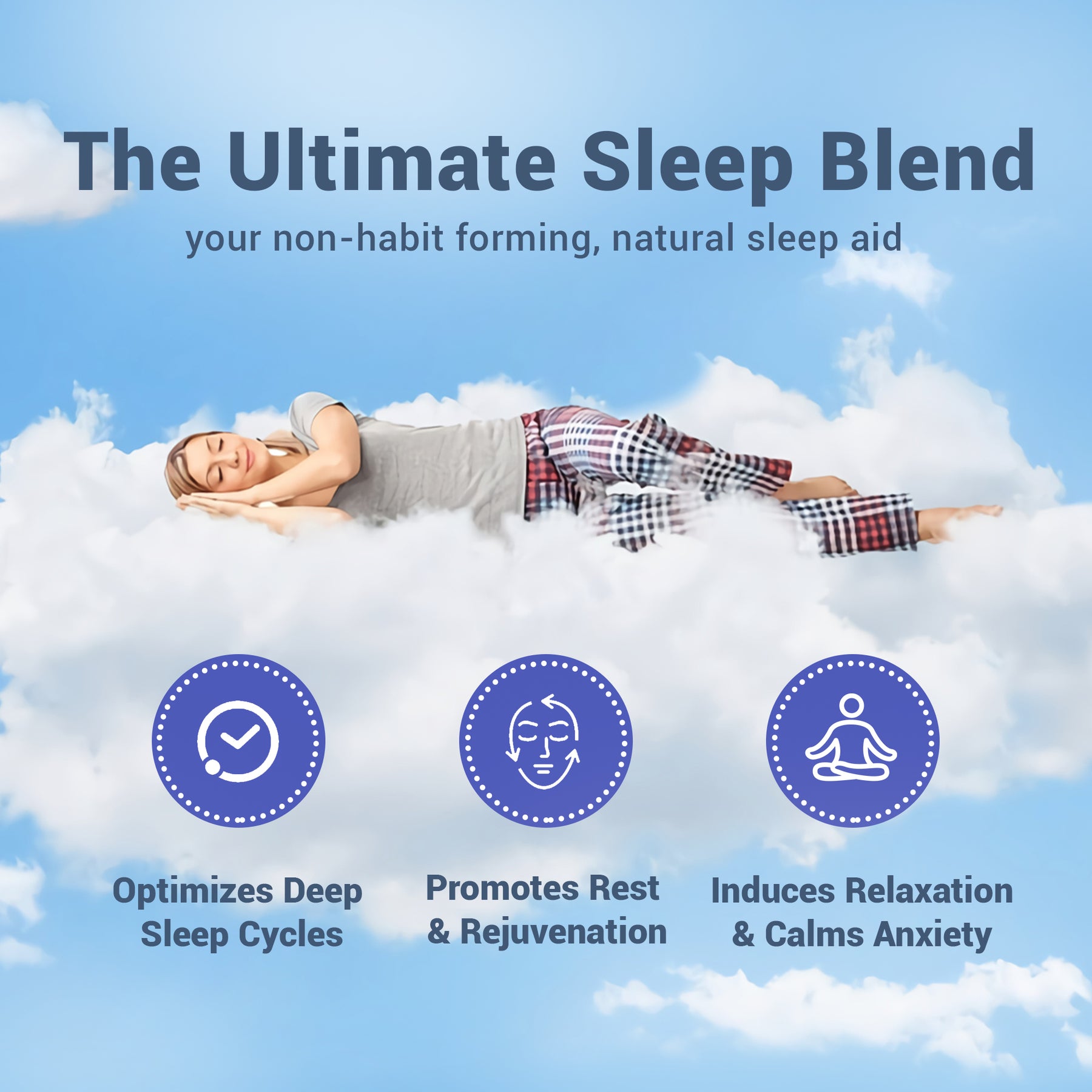 Best Natural Sleep Aid; Supports Faster, Deeper, Longer Sleep & Non ...