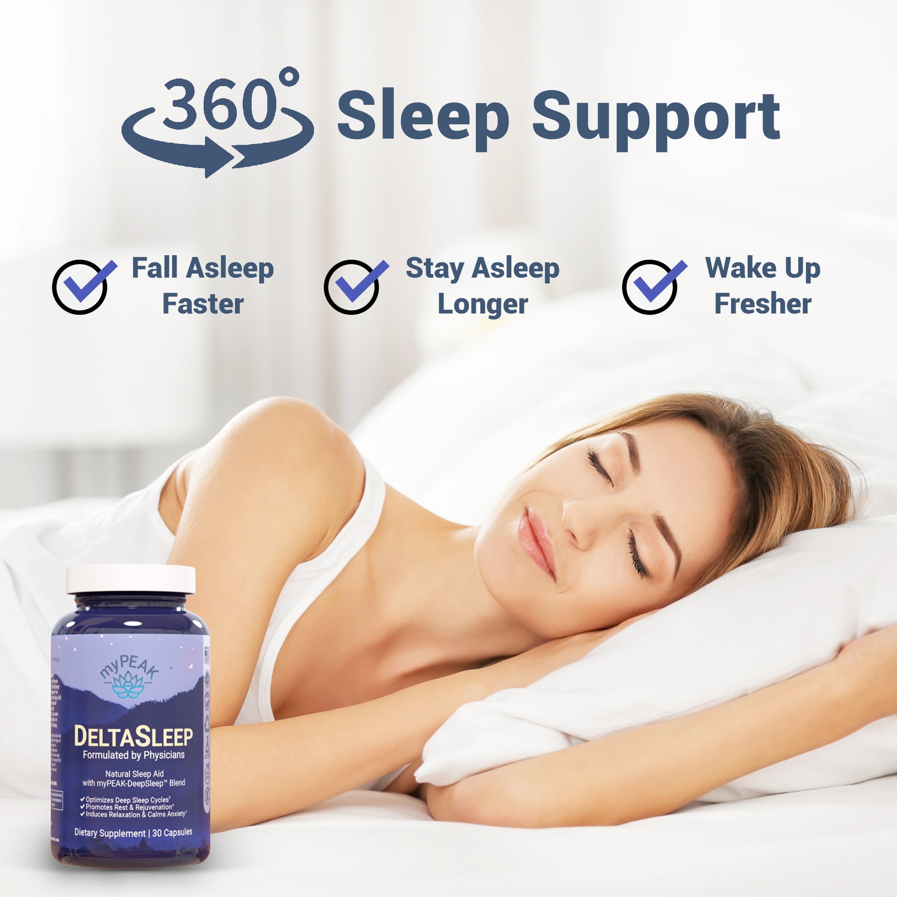 Best Natural Sleep Aid; Supports Faster, Deeper, Longer Sleep & Non ...
